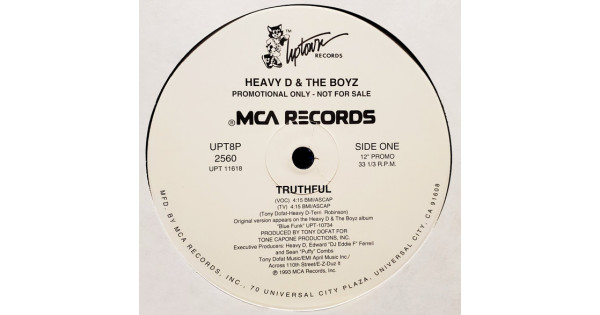 Heavy D. & The Boyz - Truthful / Blue Funk, 12", Promo